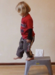 Toddler Tutorials: Jumping down safely | Task Oriented Movement Therapy